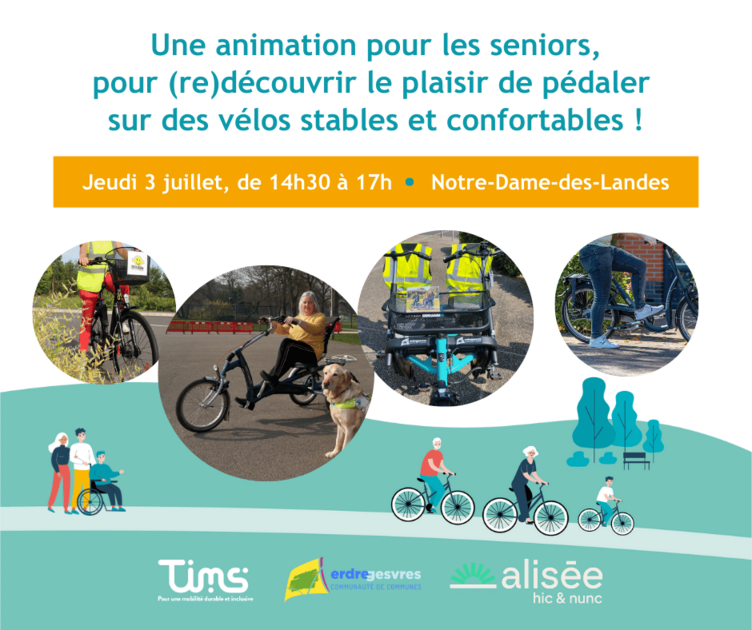 Animation vélos adaptés pour les seniors à Notre-Dame-des-Landes ...